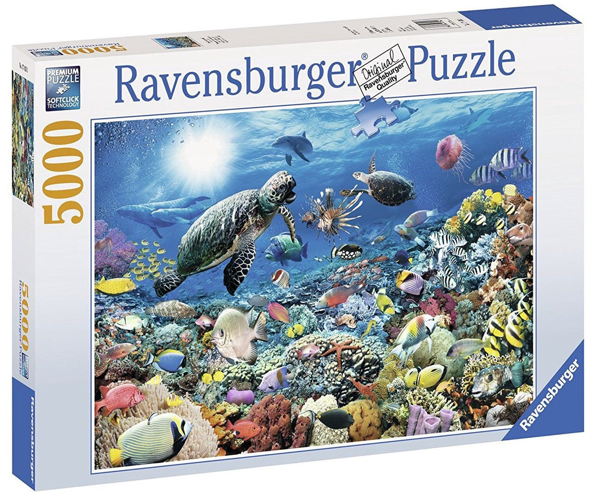 Ravensburger pusle 5000 tk Veealune maailm – Insplay.ee