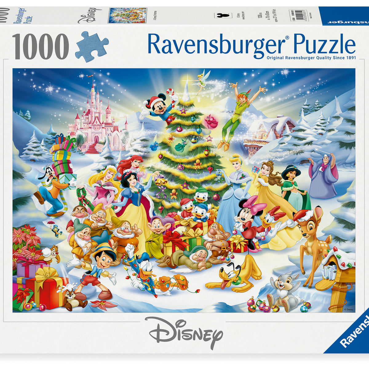 Ravensburger pusle 1000 tk Disney jõulud – Insplay.ee